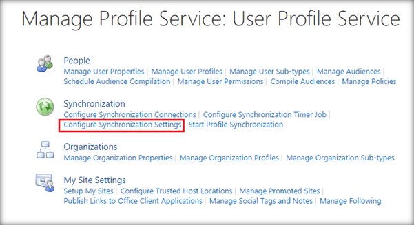 Create Synchronization Connection To Synchronize Sharepoint User Profiles With Active Directory