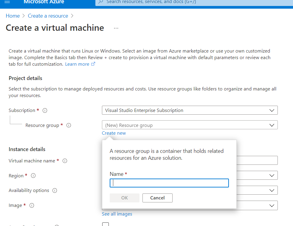 Create Windows Virtual Machine On Azure