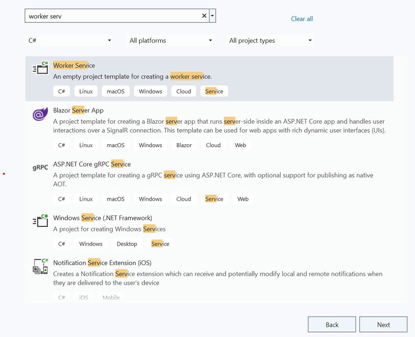 Create Worker Service and Deploy as Windows Service .NET Core