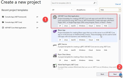 Create Your First Application With ASP.NET Core 3.1