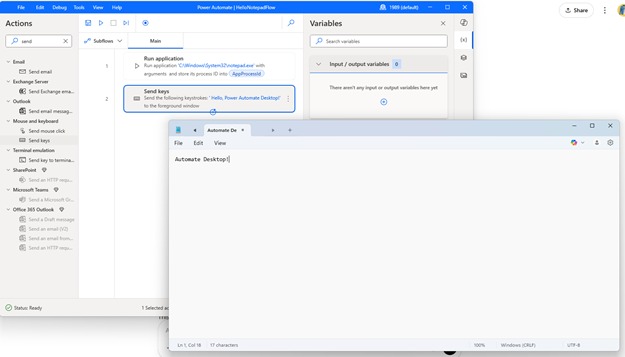 Create Your First Desktop Flow in Power Automate Desktop (PAD)
