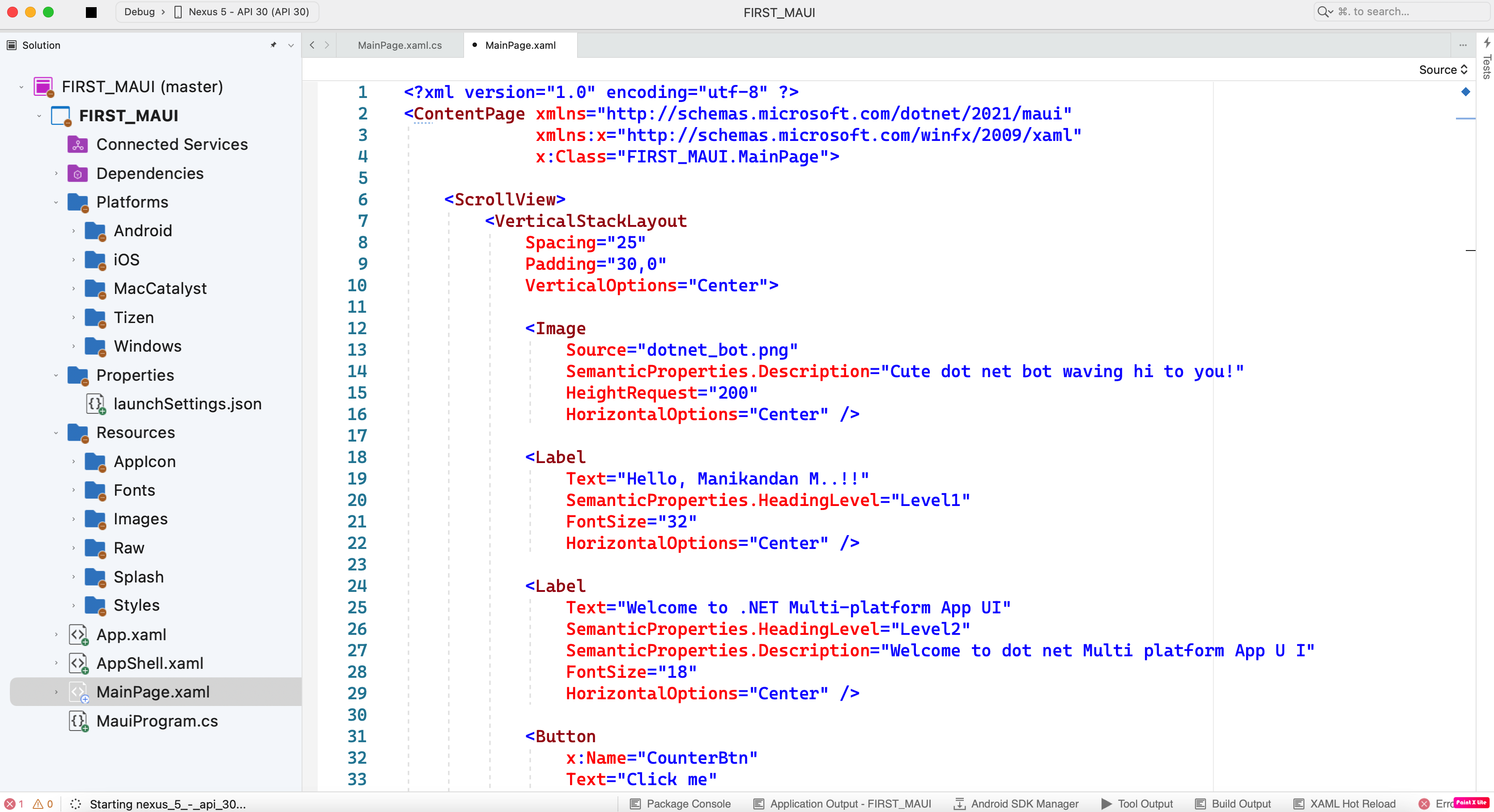 Create Your First .NET MAUI App In Visual Studio 2022 For Mac