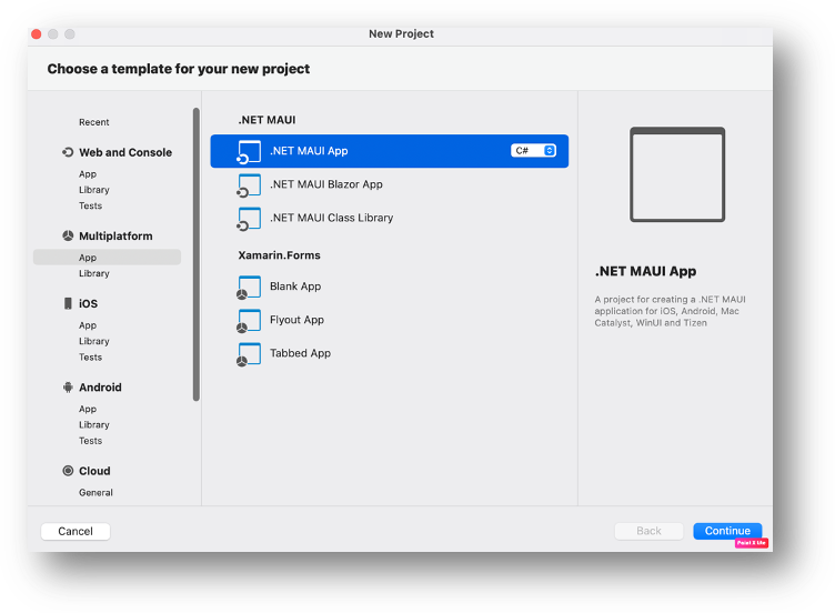 Create Your First .NET MAUI App In Visual Studio 2022 For Mac