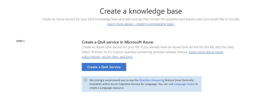 Create Your Own Basic Azure Chatbot (QnA) Without Any Code
