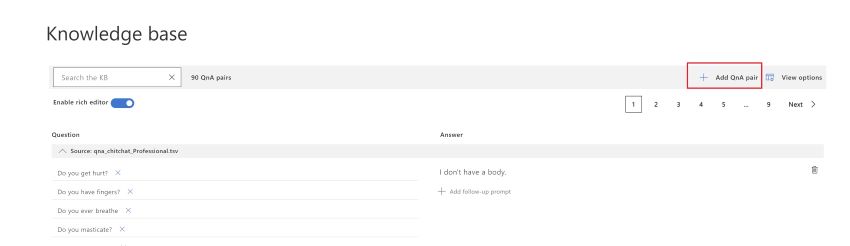 Create Your Own Basic Azure Chatbot (QnA) Without Any Code