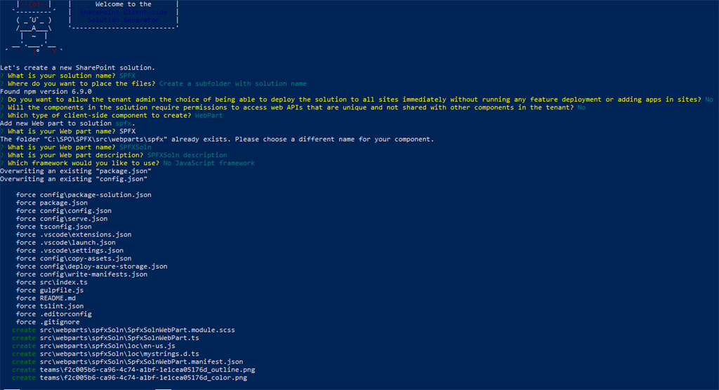 Create Your First Webpart Using Spfx Framework And Deploy It In Sharepoint Online