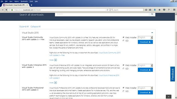 Creating A New .NET Core Web Application Using Visual Studio 2015