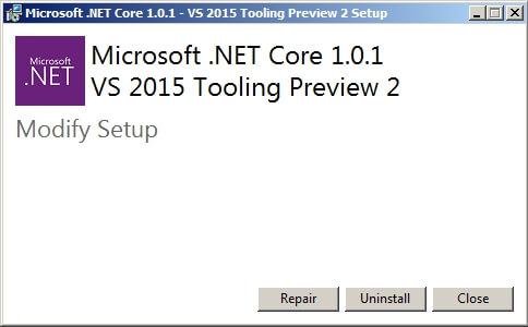 Creating A New .NET Core Web Application Using Visual Studio 2015