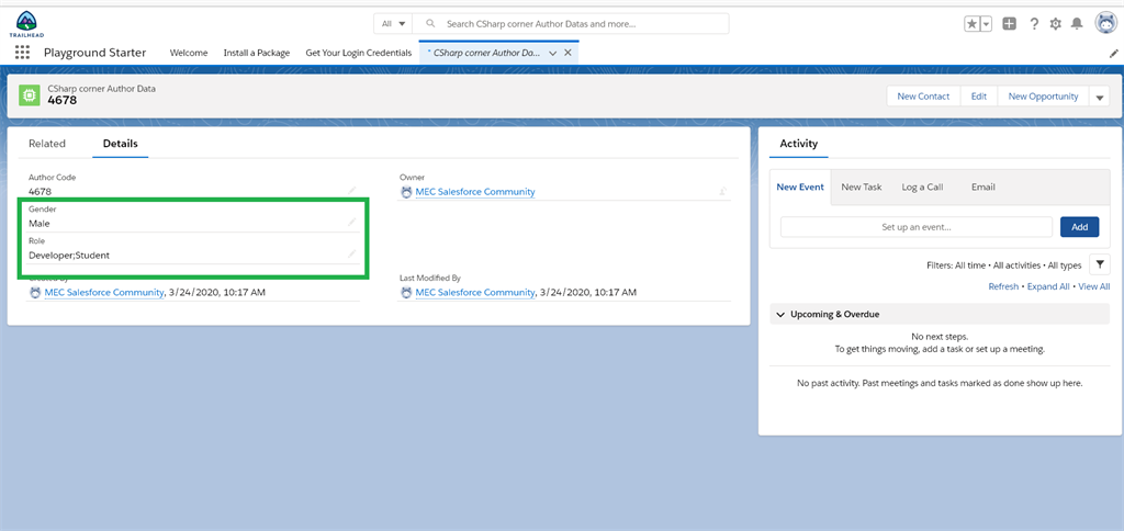 Creating a Picklist and Multiselect Picklist in Salesforce Object Creating a Picklist and Multiselect Picklist in Salesforce Object