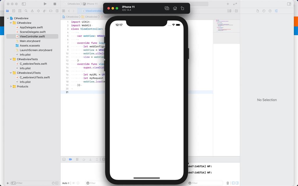 Creating A Simple Web View App For iOS