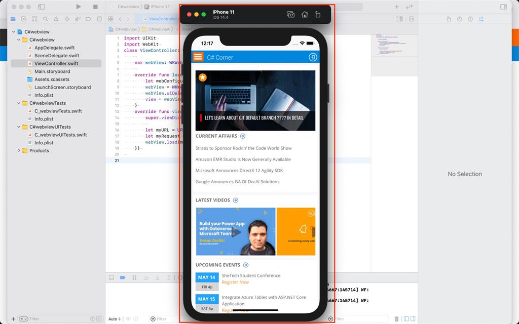Creating A Simple Web View App For iOS