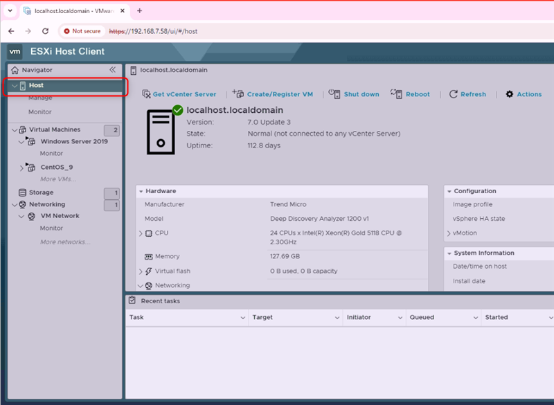 Creating A Virtual Machine On Esxi Host With Vmware Web Client