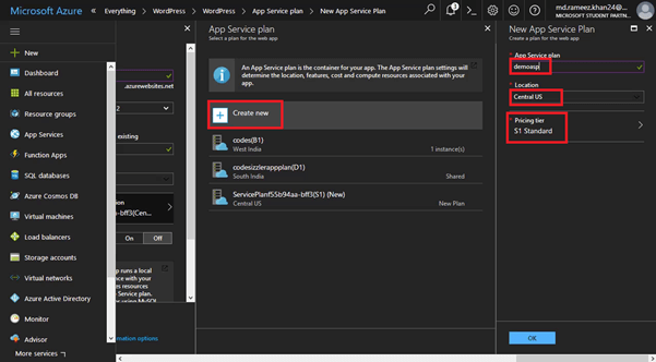 Creating A WordPress Web App On Azure