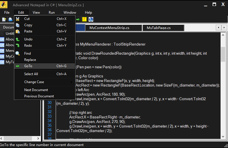 Creating Advanced Notepad In C#