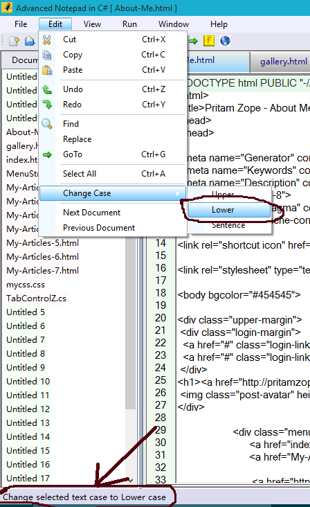 Creating Advanced Notepad In C#