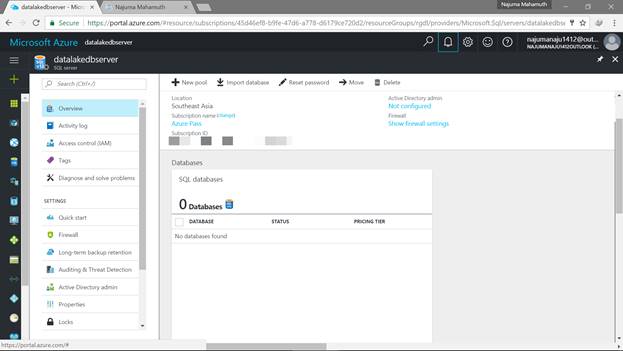 Creating An Azure Sql Database As A Federated Data Source In Azure Data