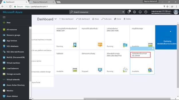 Creating An Azure Sql Database As A Federated Data Source In Azure Data Lake Analytics Part Two