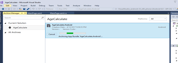 Creating And Distributing Android App Using Visual Studio 2017