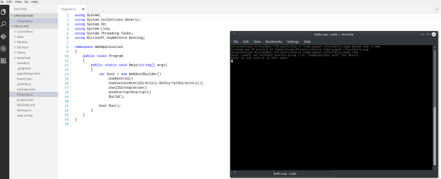 Creating And Hosting ASP.NET Core Application On Linux