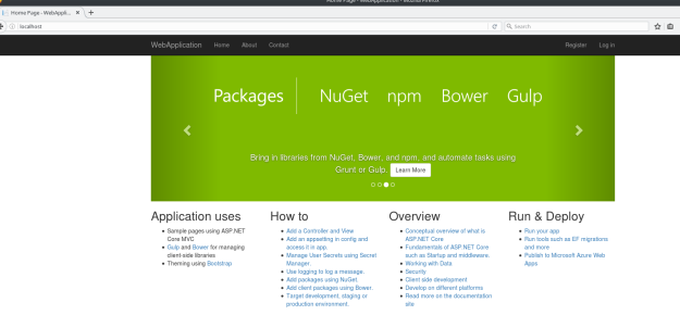 Creating And Hosting ASP.NET Core Application On Linux