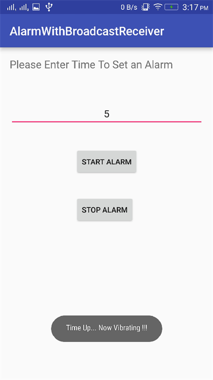 Creating And Scheduling Alarms Using AlarmManager In Android