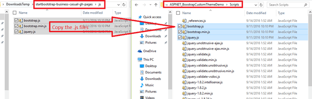 Creating Aspnet Mvc Web Application With Custom Bootstrap Theme Vs 0460