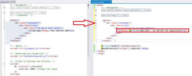 Creating Aspnet Mvc Web Application With Custom Bootstrap Theme Vs 2858