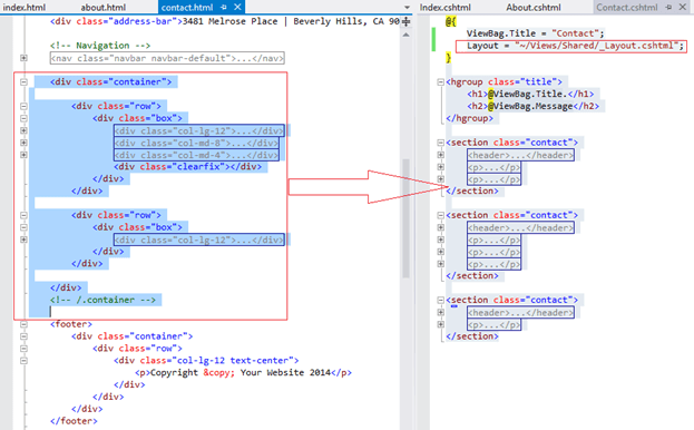 Creating Aspnet Mvc Web Application With Custom Bootstrap Theme Vs