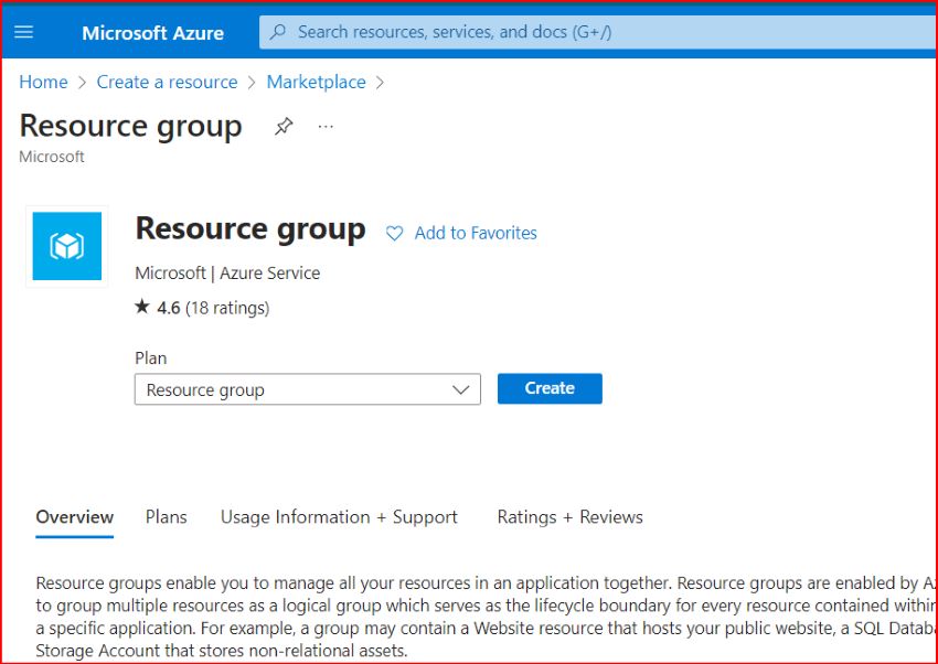 Creating Azure Resource Groups, Advantages and Disadvantages