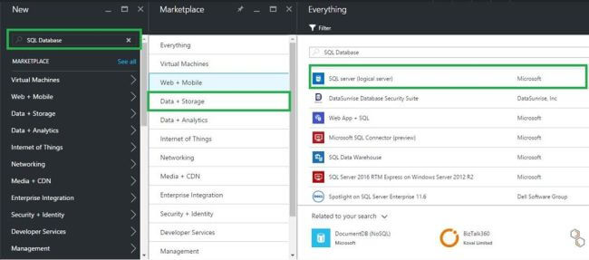 Creating Azure SQL Database Logical Server - Part One Creating Azure SQL Database Logical Server - Part One