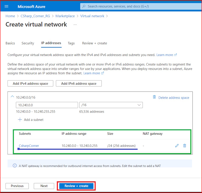 Creating Azure Virtual Networks, Advantages and Disadvantages