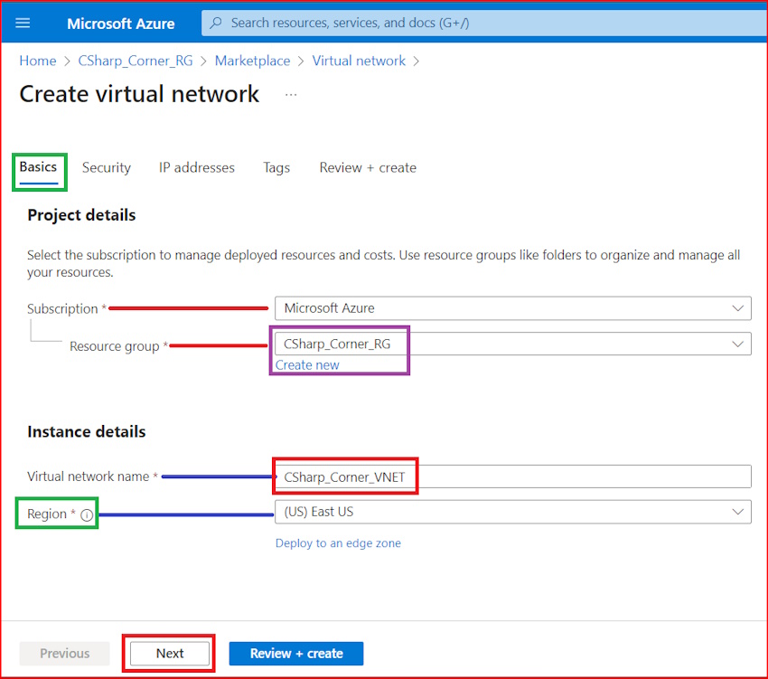 Creating Azure Virtual Networks, Advantages and Disadvantages