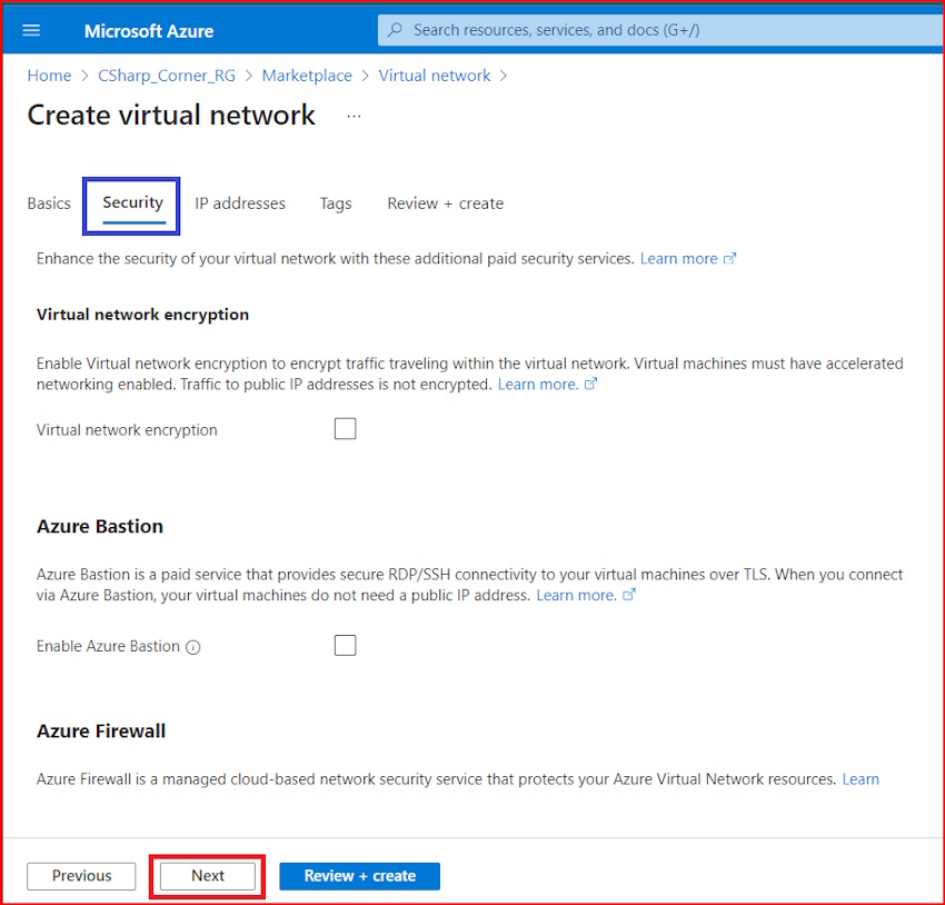 Creating Azure Virtual Networks, Advantages and Disadvantages