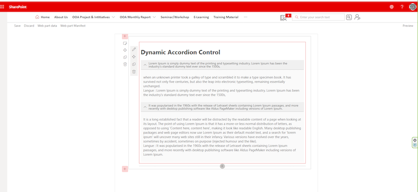 Creating Dynamic Accordion Control using PnP SPFx Controls React Creating Dynamic Accordion Control using PnP SPFx Controls React
