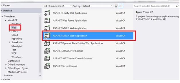 Creating First ASP.NET MVC Application