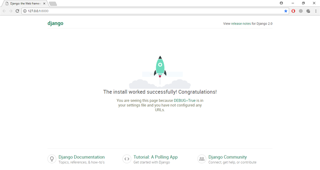 Creating Your First Project With Django