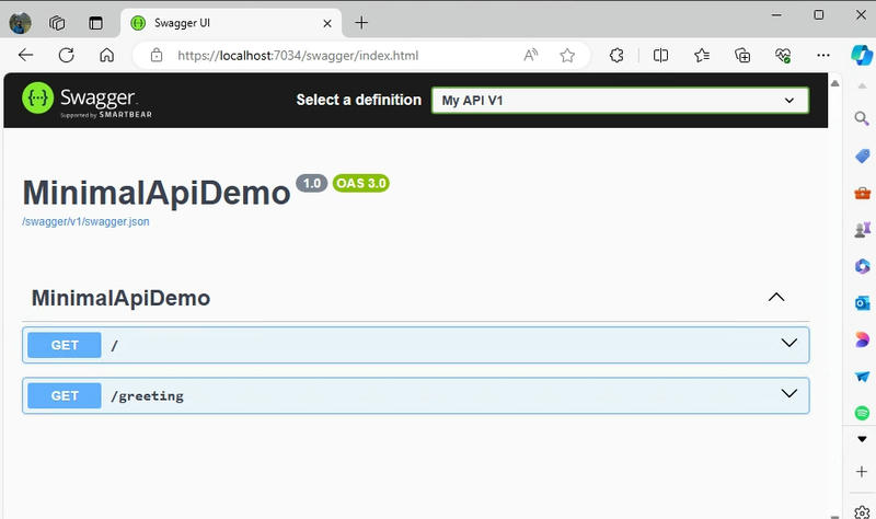 Creating Minimal API's quickly with ASP.NET Core