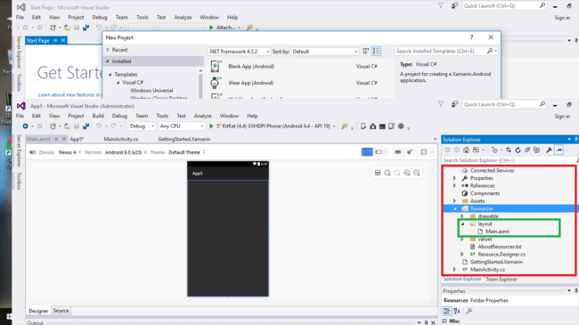 Creating Phoneword Android Project Using Xamarin Android Application