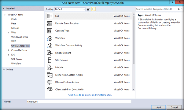 Creating SharePoint Hosted Add-ins In SharePoint Server 2016