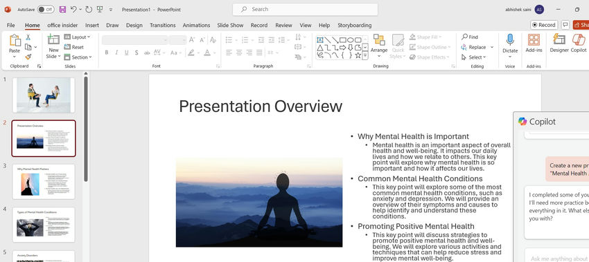 Creating Stunning Presentations with Microsoft Copilot in PowerPoint