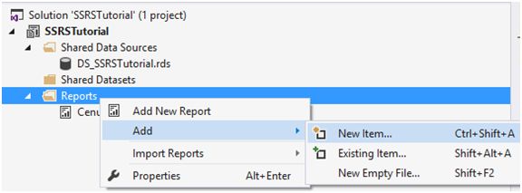 Creating Your First Tabular SSRS Report With And Without Wizard: SSRS ...