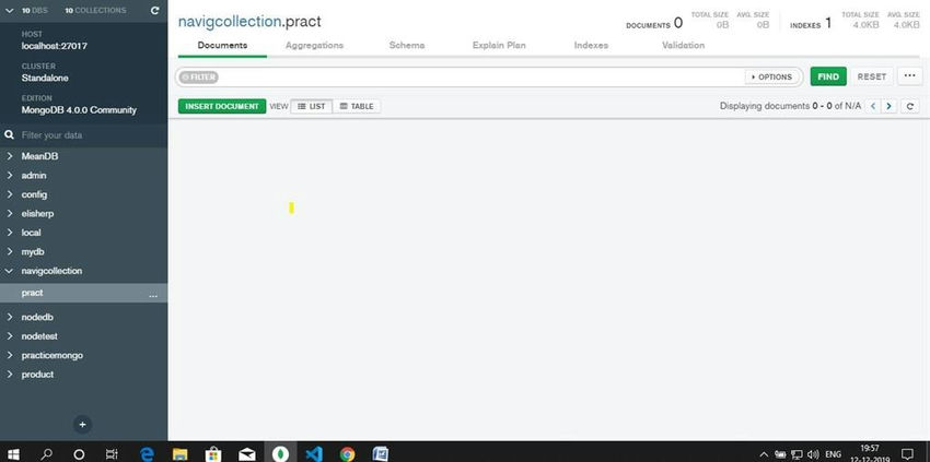 CRUD Operation in MongoDB using Node.js, VS Code, MongoDB Compass