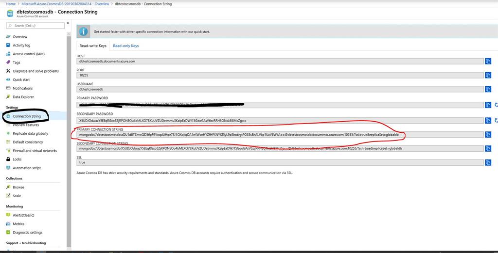 CRUD Operations On CosmosDB Mongo API Using ASP.NET Core