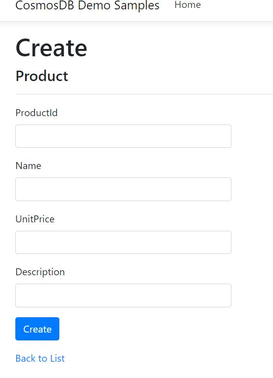 CRUD Operations On CosmosDB Mongo API Using ASP.NET Core