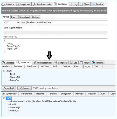 CRUD Operations On OData Endpoint Using Web API