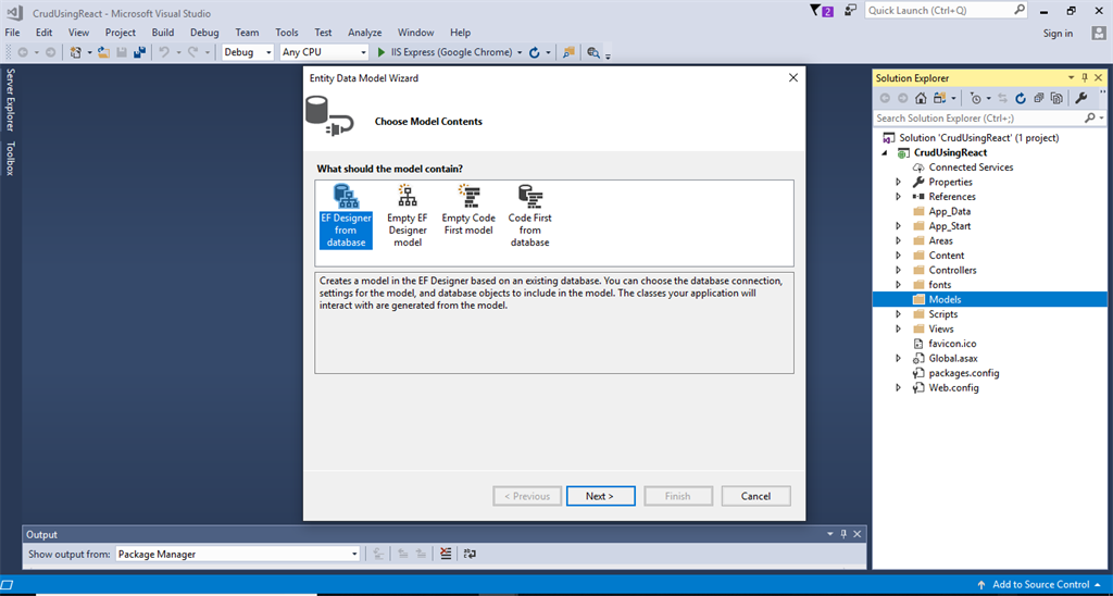 CRUD Operations Using Web API And ReactJS