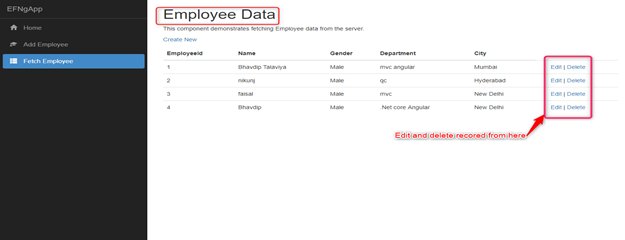 How To Perform Crud Operation In Angular With Net Core Using Entity Framework 