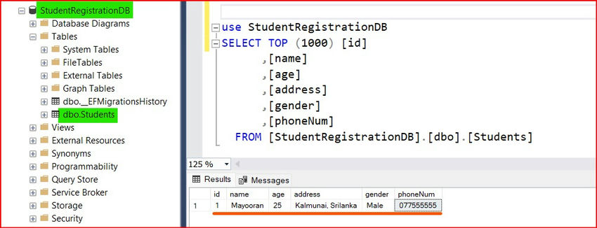 CRUD Operations with ASP.NET Core API and EF Core