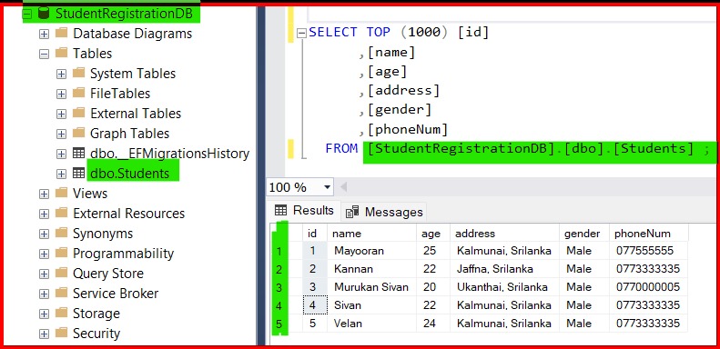 CRUD Operations with ASP.NET Core API and EF Core