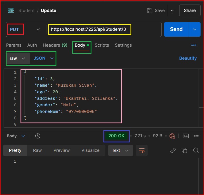 CRUD Operations with ASP.NET Core API and EF Core